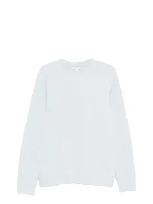 Sunspel Round-neck Sweatshirt - Blue