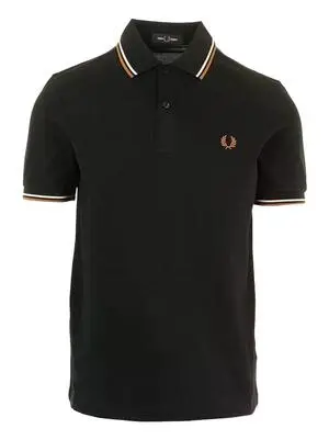 Fred Perry Trim-striped Polo - Black