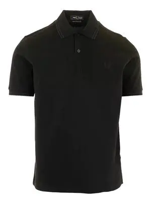 Fred Perry Laurel-wreath Polo Shirt - Black