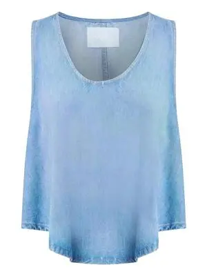 DONDUP U-neck Sleeveless Tank - Blue