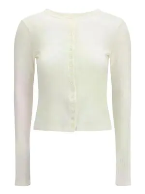 Citizens Of Humanity Kari Ribbed Button-up Cardigan - Neutrals