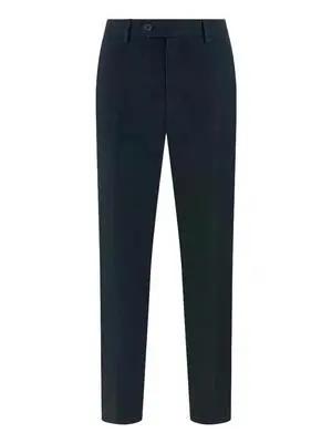 Boggi Milano Linen Trousers Blue