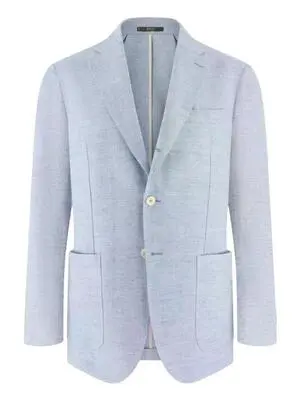 Boggi Milano Single-breasted Blazer - Blue