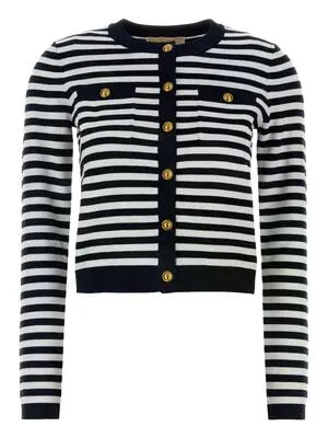 MICHAEL KORS Striped Cardigan