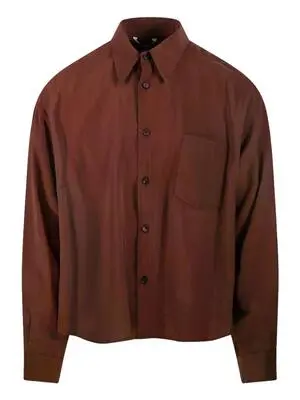 HEVO Long-sleeves Shirt - Brown