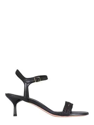 Agl Gioia Braided-strap Sandals - Brown