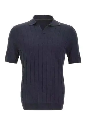 GRAN SASSO Ribbed T-shirt Blue