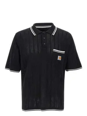 Carhartt Work In Progress Ramsey Knit Polo Shirt - Black