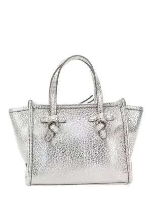 MARCELLA CLUB Leather Mini Bag - Silver