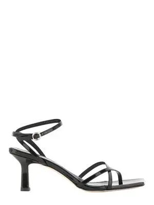 AeydĒ Criss-cross Strap Sandals - Black