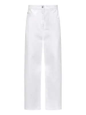 Brunello Cucinelli Five-pocket Jeans - White