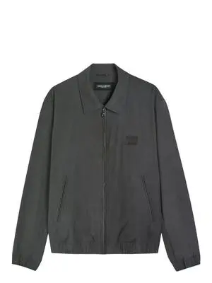 Dolce & Gabbana Zip Logo Jacket - Grey