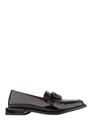 LINDA BAUMANN Buckle Loafers - Red