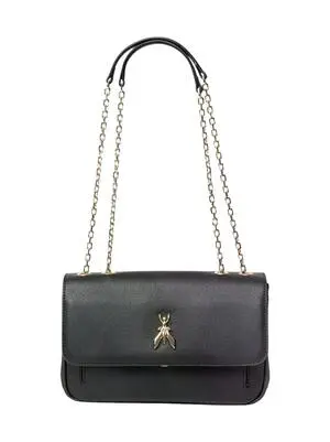 Patrizia Pepe Logo-plaque Shoulder Bag - Black