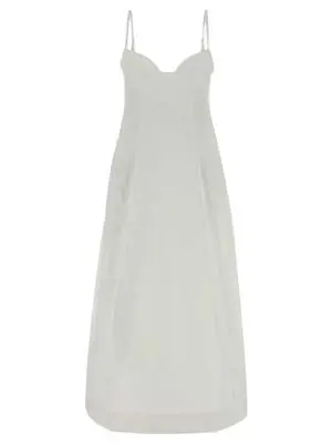 Co Name' Poplin Midi Dress - White