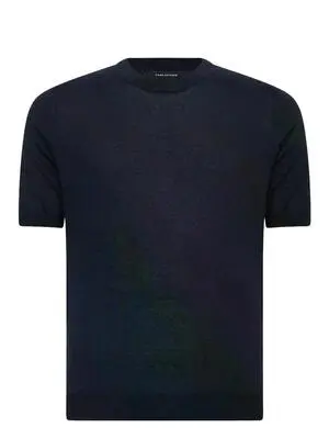Tagliatore Crew-neck T-shirt - Blue