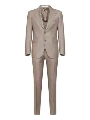 Tagliatore Peak-lapel Two-button Suits - Neutrals