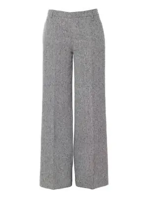 ERMANNO FIRENZE Wide-leg Trousers - Grey