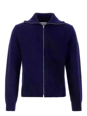 JIL SANDER Zip Cardigan - Purple