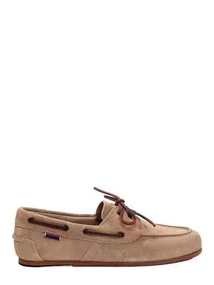 SEBAGO Sebago Lace-Up Suede Boat Shoes Neutrals