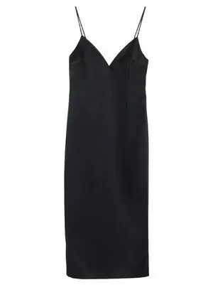 TWINSET V-Neck Strap Dress Black