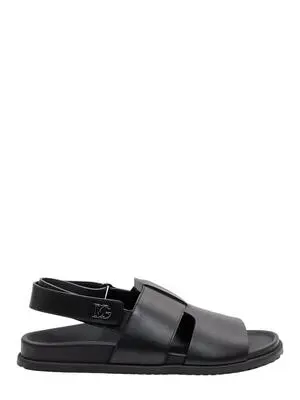 Dolce & Gabbana Open-toe Strap Sandals - Black