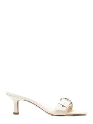 AeydĒ Gilly Eyelet Sandals Neutrals