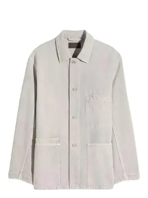 LEMAIRE Patch-pocket Overshirt - Neutrals