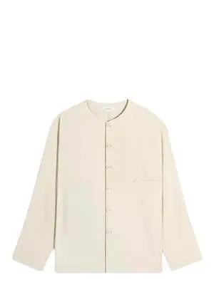 LEMAIRE Buttoned Pocket Shirt - Neutrals