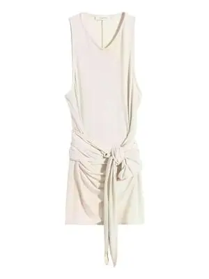 LEMAIRE Draped Sleeveless Top - Neutrals