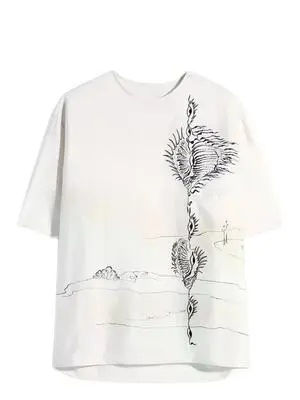 LEMAIRE Button Printed T-shirt