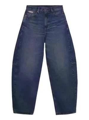 Calvin Klein Logo-plaque Jeans - Blue