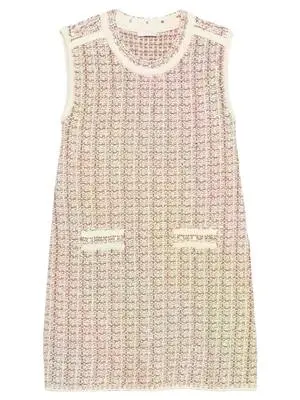 Liu Jo Knitted Mini Dress - Neutrals