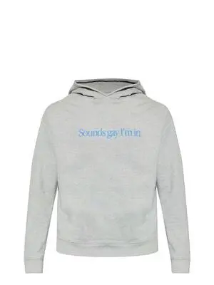 CARNE BOLLENTE Graphic-print Hoodie - Grey