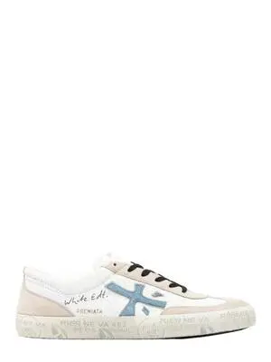 Premiata Appliqué Sneakers - Neutrals