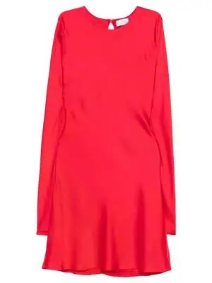 SILKYLICIOUS Long-Sleeve Mini Dress