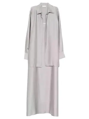 SILKYLICIOUS Evelyn Dress Set - Grey