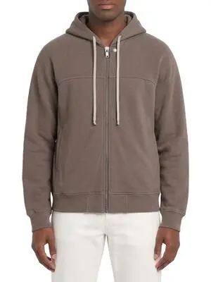 Rick Owens Zip-up Hoodie - Dust