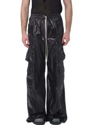 Rick Owens Wide Leg Cargo Pants - Black