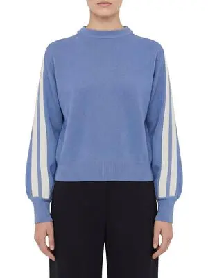 PINKO Pinko Ribbed Knit Pullover With Contrast Stripes