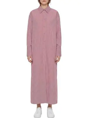 ARMARIUM Striped Shirt Dress - Red