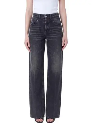 ARMARIUM Wide-leg Cotton Jeans - Black