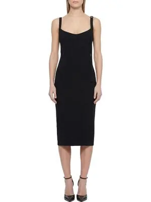 Attico Midi Dress - Black