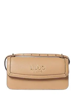 Liu Jo Mini Bag With Logo Detail - Camel