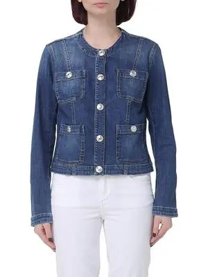 Liu Jo Cotton Denim Jacket - Blue