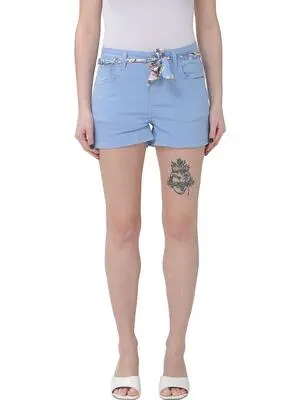Liu Jo Belted Shorts - Blue