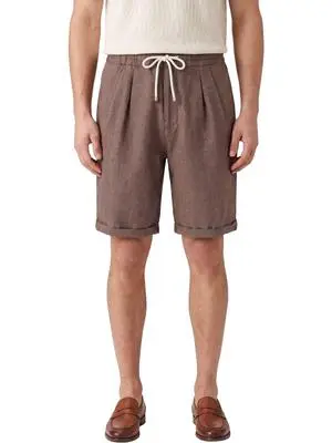 Brunello Cucinelli Brunello Cucinelli Linen Blend Shorts Hazel