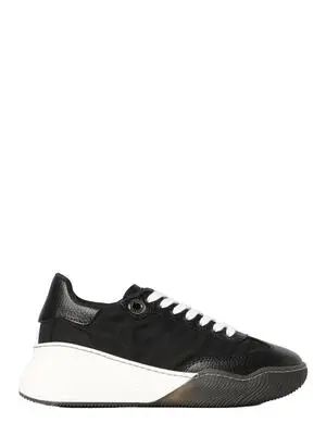 Stella McCartney Recycled Fabric Lace-up Sneakers - Black