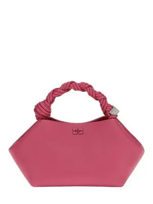GANNI Twisted Handle Handbag - Red