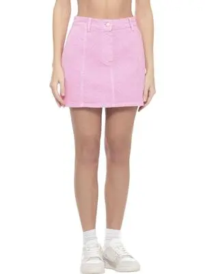 Casablanca Monogram Jacquard Mini Skirt - Pink